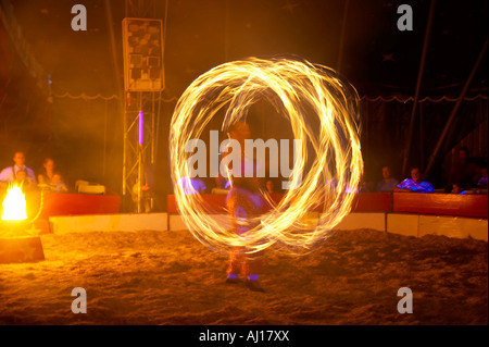 fire acrobatics in circus Stock Photo - Alamy