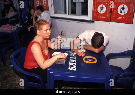 Young man outside at night Stock Photo - Alamy