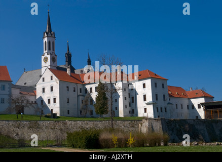 White Monk monastery in Vyssi Brod in Southern Bohemia Stock Photo - Alamy