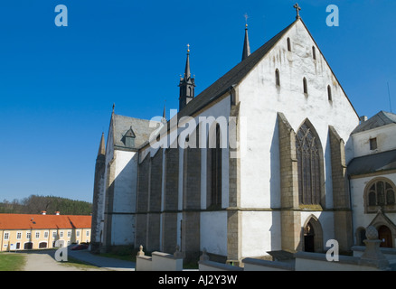 White Monk monastery in Vyssi Brod in Southern Bohemia Stock Photo - Alamy