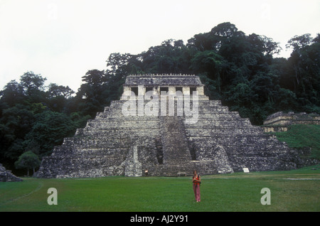 Palenque Temple of the Inscriptions, Tomb of Pacal Stock Photo - Alamy