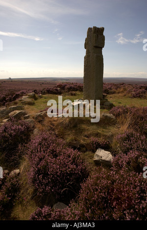 The Lilla Howe stone cross sits in the August heather Lilla Rigg ...