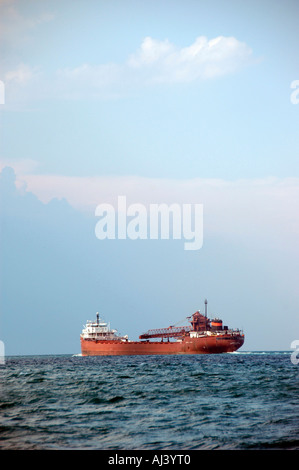 Great Lakes bulk ship going north in Lake Huron at Port Huron MI ...