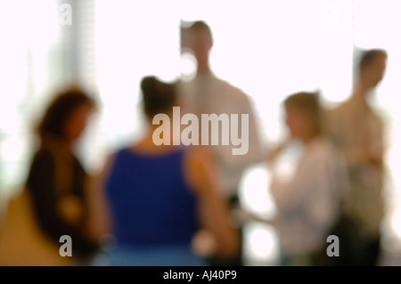 group of people out of focus and silhouetted Stock Photo - Alamy