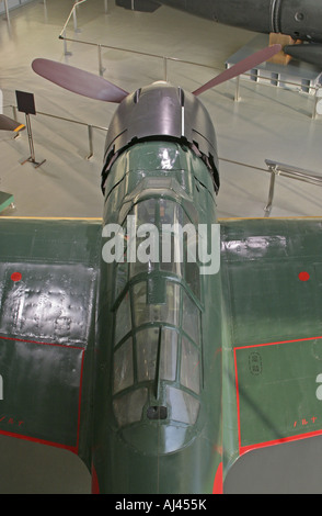Zero Fighter Aircraft Type 62 displayed at Yamato Museum Kure Hiroshima ...