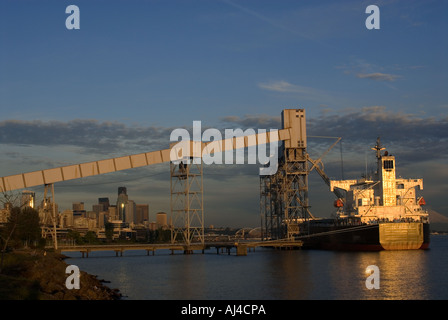 Grain Ship At Pier 86 Grain Terminal On Elliott Bay With Seattle ...