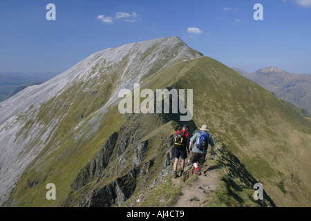 The Devil's Ridge, Mamores, Scotland Stock Photo, Royalty Free Image ...