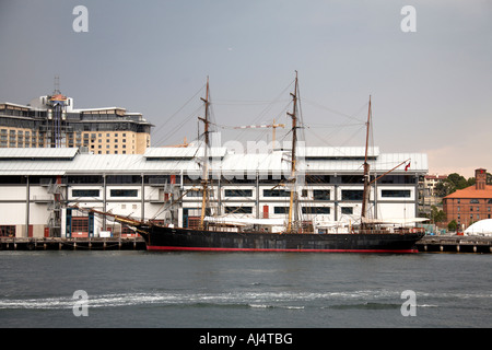 James Craig sailing ship, National Maritime Museum, Sydney, New South ...