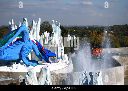 The Vikings River Splash ride at Legoland Windsor, London, United ...
