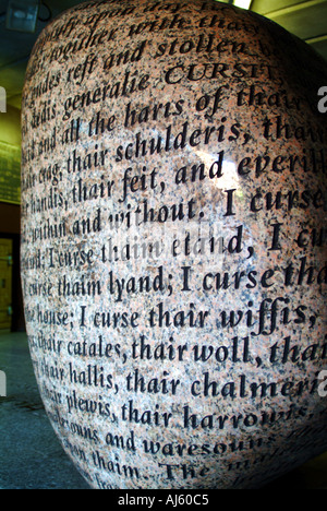 the cursing stone, Carlisle, Cumbria Stock Photo - Alamy