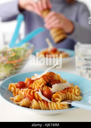 Italian fusilloni pasta lifestyle Stock Photo - Alamy