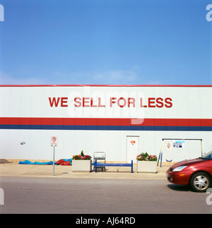 Walmart sign We Sell For Less, North America Stock Photo - Alamy