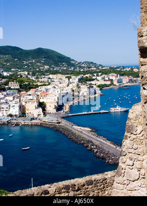 Ischia Ponte village,Ischia island,Naples,Campania,Italy,Europe Stock Photo - Alamy