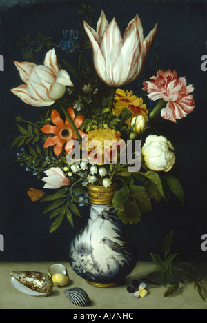 Ambrosius Bosschaert the Elder - Still-Life with flowers - Hallwyl ...