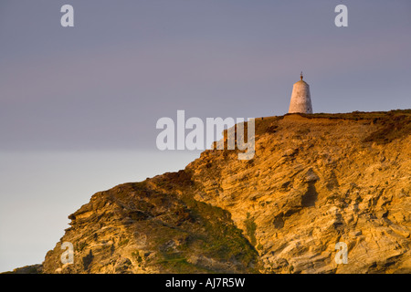 The Pepper Pot at Portreath on the Cornwall coast, once used as hut for ...