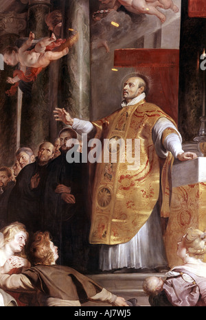 Portrait of Ignatius of Loyola, founder of the Jesuits, illustration ...