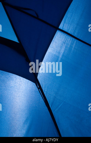 tent camping blue inside detail Stock Photo - Alamy
