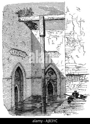 EGYPT CAIRO ISLAND RODA nilometer INTERNAL DETAIL octagonal column 715 ...