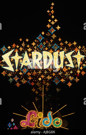 Stardust Casino sign at night Las Vegas USA Stock Photo: 1055445 - Alamy