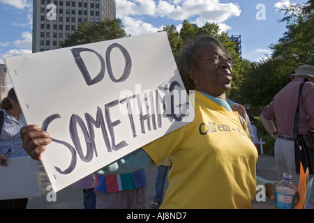 Demonstrators Protest Slow Government Action on Hurricane Katrina Stock ...