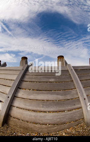 breakwater sea defence at hayling Island Stock Photo - Alamy