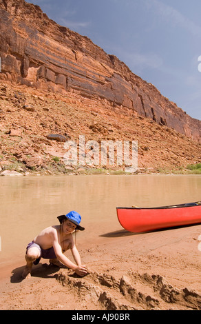 Canoeing the Colorado RIver Stock Photo - Alamy