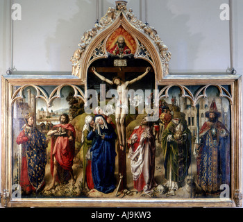Altarpiece with Christ, Saint John the Baptist, and Saint Margaret MET DP105434 471909 Stock ...
