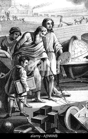 Pythagoras (6th century BC) Ancient Greek Philosopher and mathematician ...