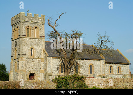 Church of St Laurence South Falmer Brighton East Sussex UK 7th February ...