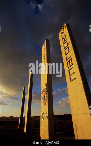 Sign, Africa, footprints, logo, Cradle of humankind, Maropeng, UNESCO ...