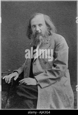 Dmitri Ivanovich Mendeleev, 1834-1907, Russian Chemist, Physicist ...