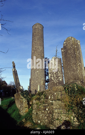 Donaghmore Round Tower in Navan Ireland Stock Photo - Alamy