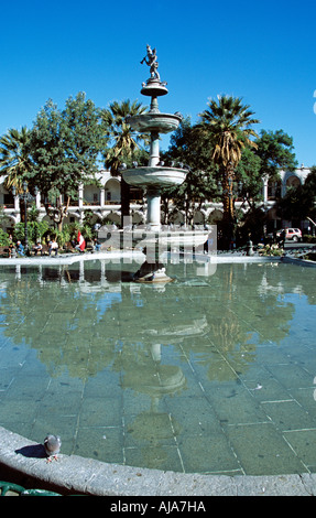 Tuturutu Fountain, Plaza de Armas, Arequipa, Peru Stock Photo - Alamy