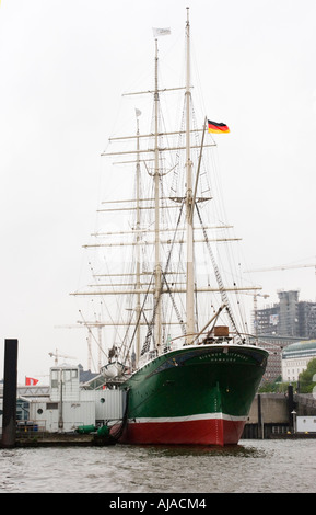 SS Rickmer Rickmers museum ship in the port of Hamburg Germany May 2006 ...