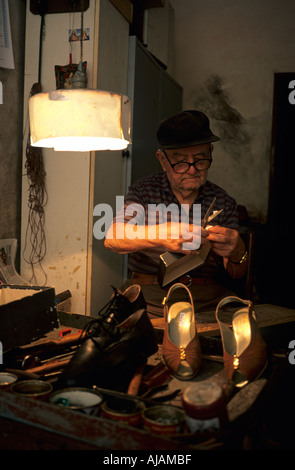 Shoemaker, workshop, work Stock Photo - Alamy