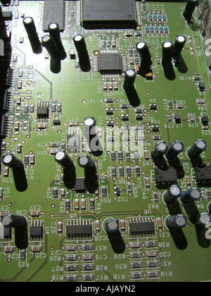 inside a satellite tv television decoder digital box Stock Photo - Alamy