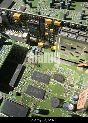 inside of a satellite tv decoder digital box Stock Photo - Alamy