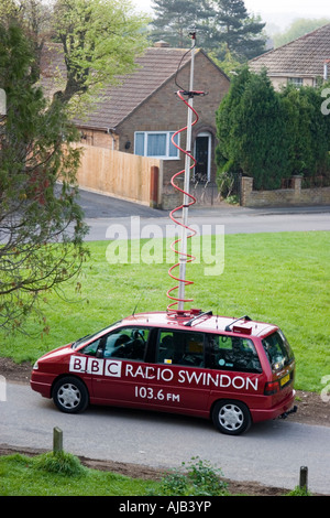 BBC Radio Swindon outside broadcast vehicle Stock Photo - Alamy