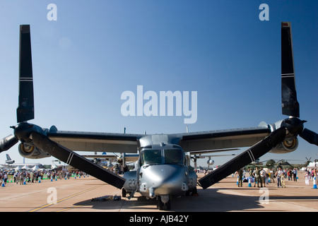 V22 Osprey aircraft on display at the American Helicopter Museum, West ...