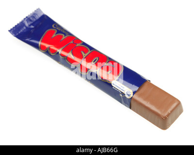 Cadbury Wispa Milk Chocolate Bar In A Branded Wrapper Isolated Against ...