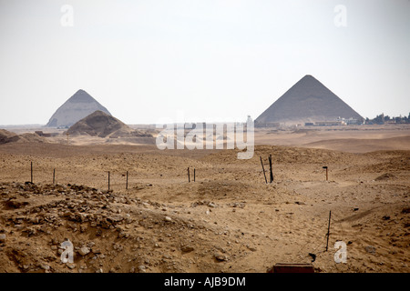 The unique Bent Pyramid of Dahshur, Egypt, built by the Pharaoh Sneferu ...