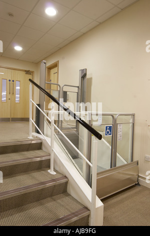 Modern stairs in office Stock Photo - Alamy