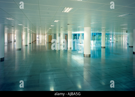 Atrium interior with glass at 25 Copthall Avenue London EC2 England ...