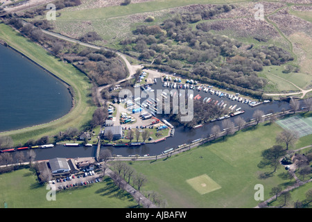Aerial view north west of Warwick Reservoirs East West Reservoirs No 1 ...