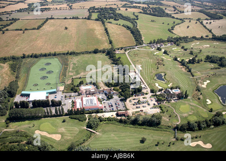 Aerial view south east of Epping Forest Golf and Country Club House ...