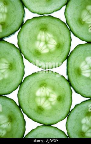 Texture of sliced cucumber as background Stock Photo - Alamy