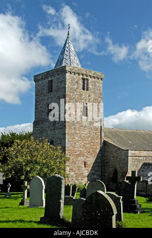 Church of Saint Lawrence , Morland , Cumbria , England , U . K ...