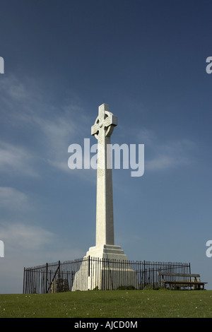The Tennyson Monument, Tennyson Down, Totland, Isle of Wight, England ...