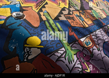 Mural, Humahuaca, Jujuy province, Argentina Stock Photo - Alamy