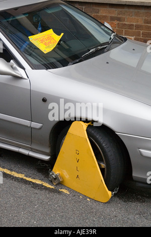 Car, wheel clamp, government agencies, untaxed, Denver Boot, yellow ...